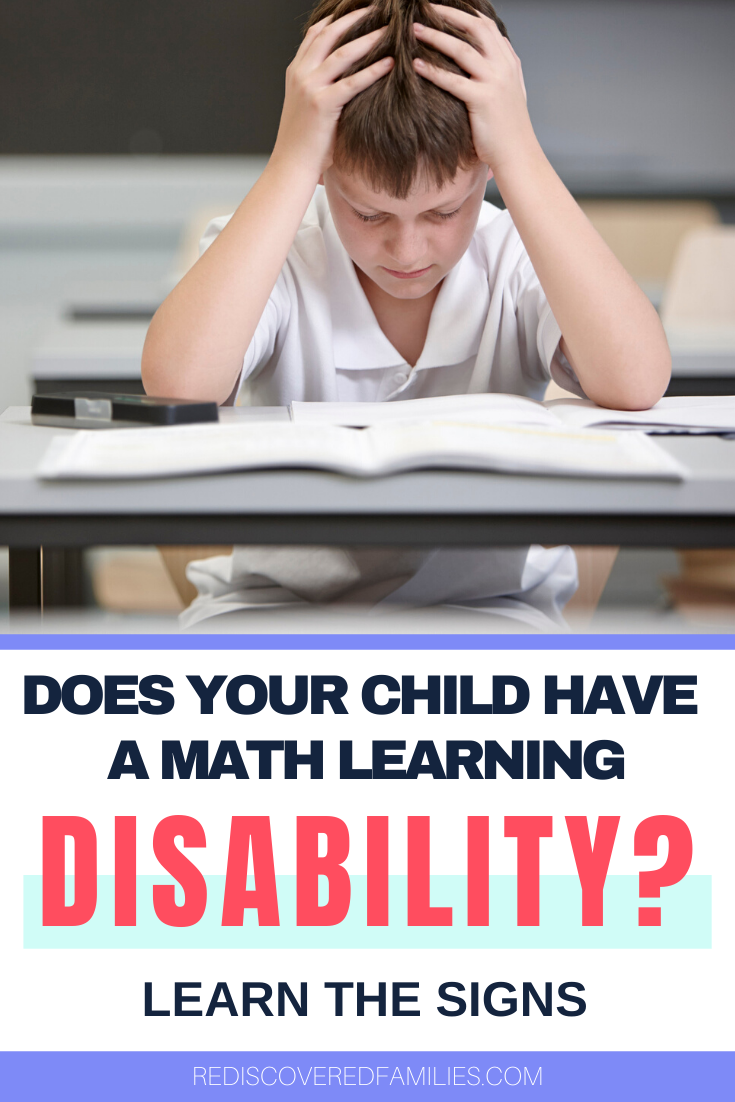 Dyscalculia: Is Your Child Struggling With Math? | Rediscovered Families