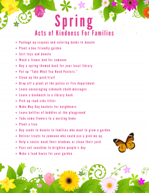 20 Uplifting Ways to Show Kindness This Spring