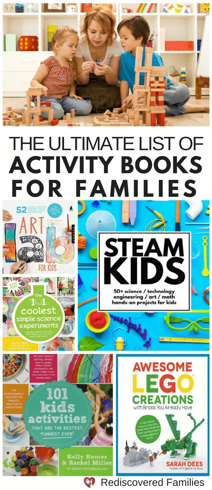 18 Must Have Family Activity Books | Rediscovered Families