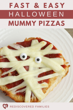 Mummy Pizza: A Fast and Easy Halloween Treat You'll Love | Rediscovered ...