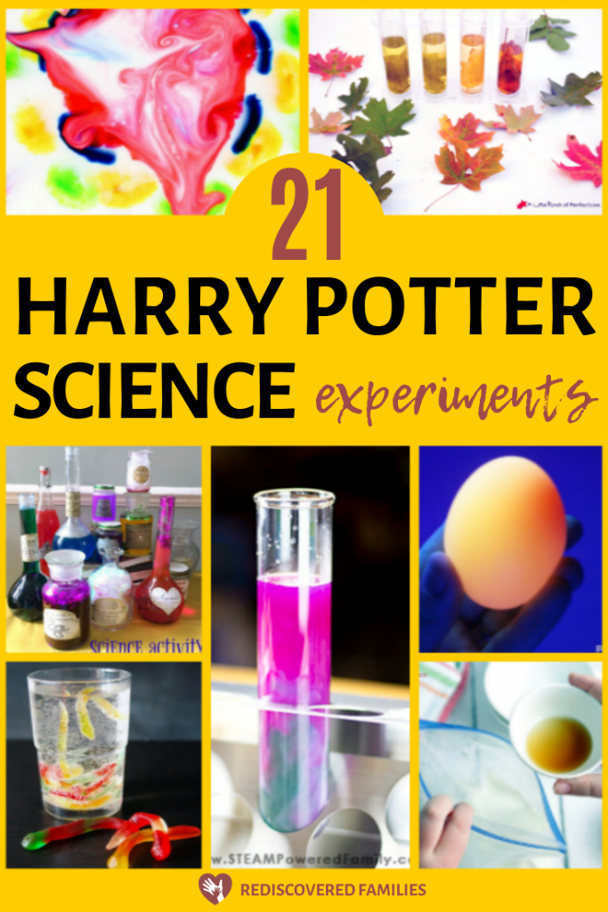 21 Awesome Harry Potter Science Experiments to Try With Your Kids