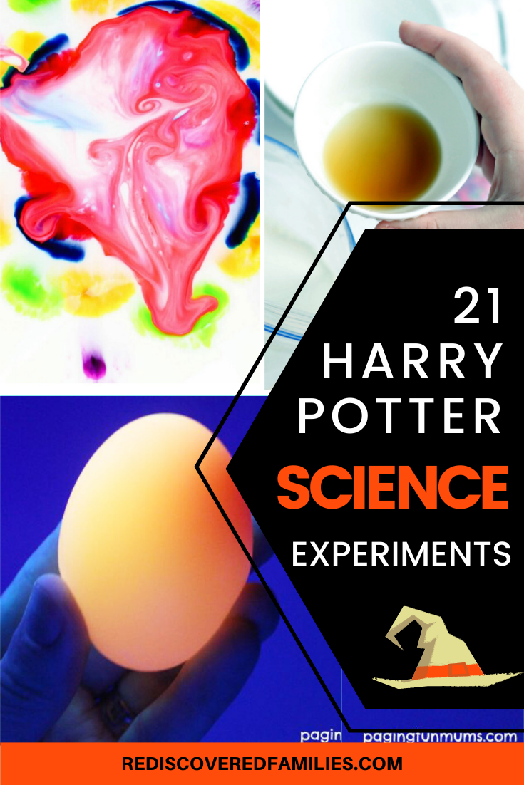 21 Awesome Harry Potter Science Experiments to Try With Your Kids