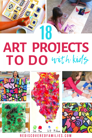 22 Awesome Family Art Projects Kids Will Love | Rediscovered Families