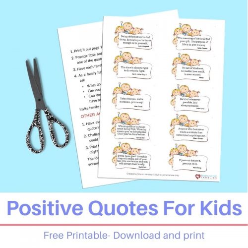 11 Activities to Encourage a Positive Attitude in Your Kids (free ...