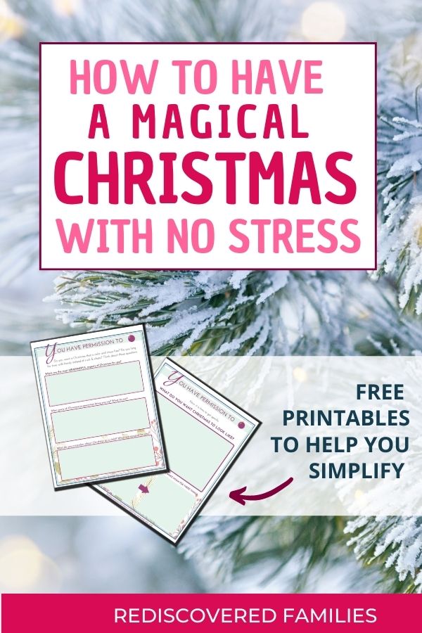 Create a Simpler Christmas In 3 Steps| Rediscovered Families