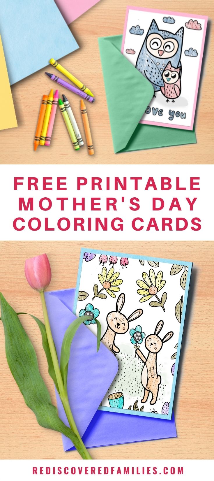 Printable Mother's Day Cards to Color At the Last Minute