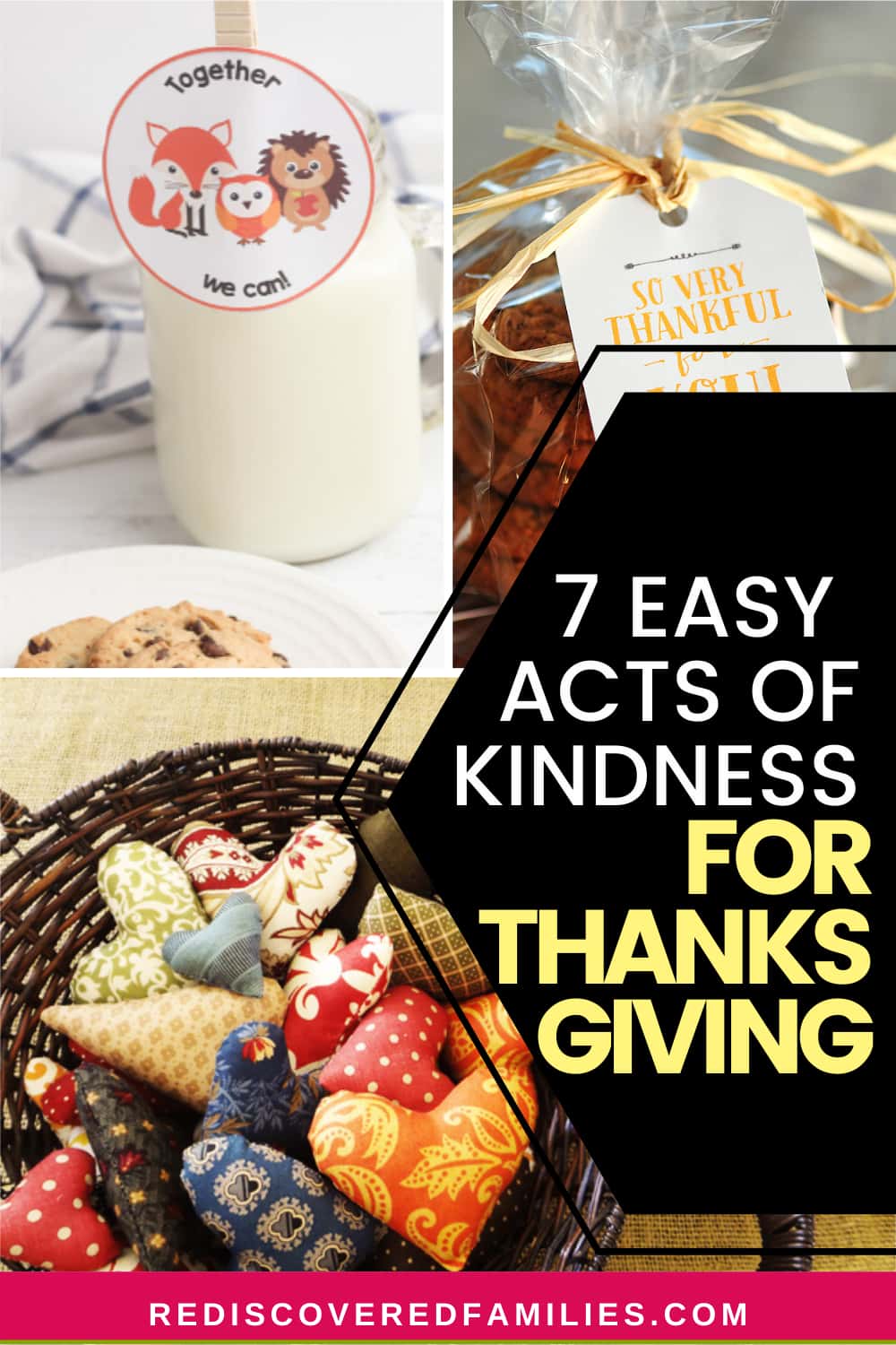 7 Acts of Kindness Families Can do For Thanksgiving | Rediscovered Families