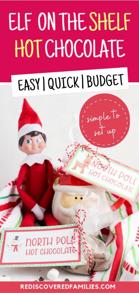 Easy Elf On The Shelf Hot Chocolate Gift | Rediscovered Families