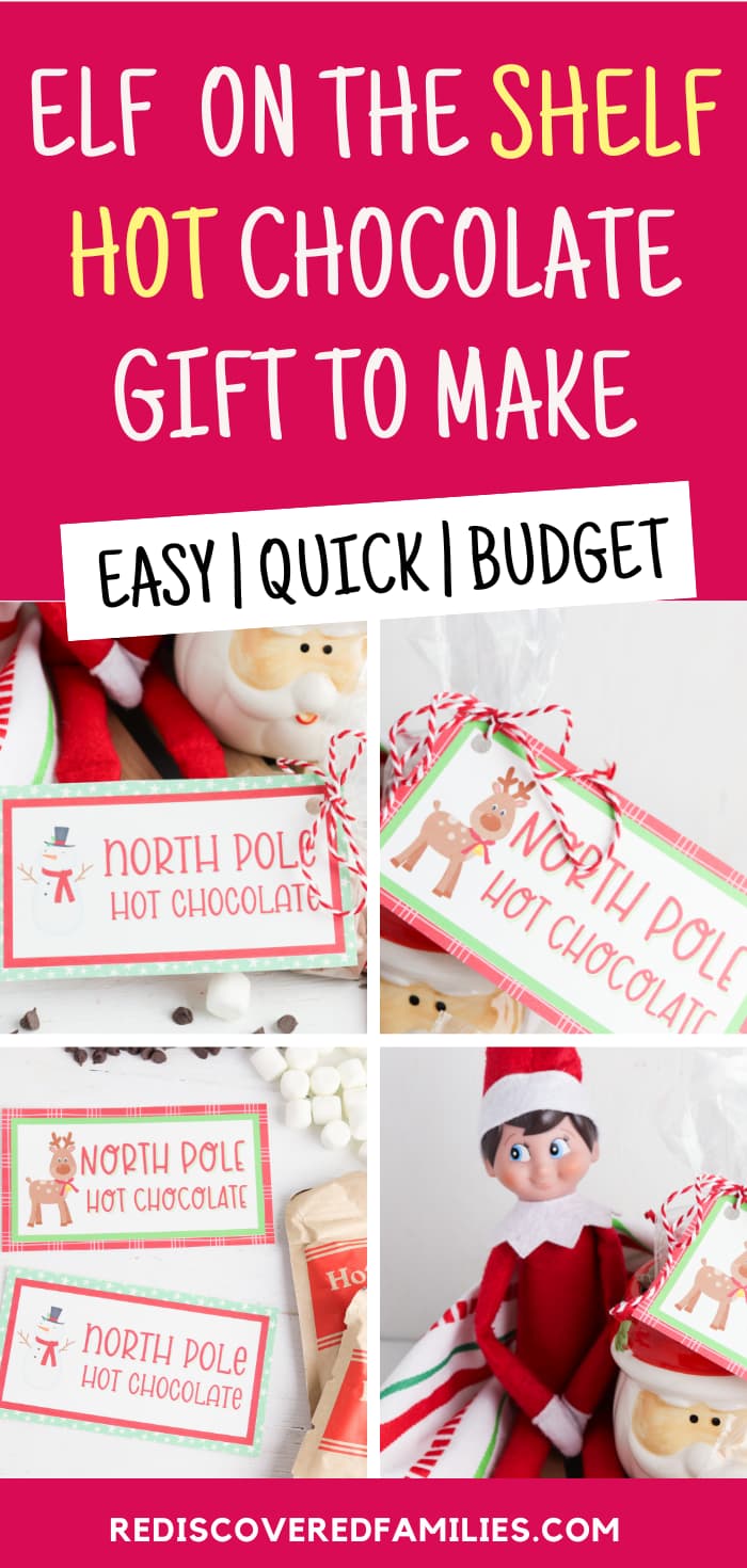 Easy Elf On The Shelf Hot Chocolate Gift | Rediscovered Families