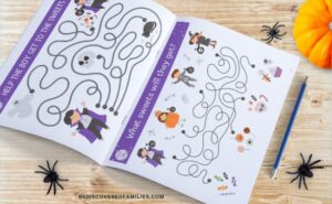 Free Halloween Activity Booklet to Print | Rediscovered Families