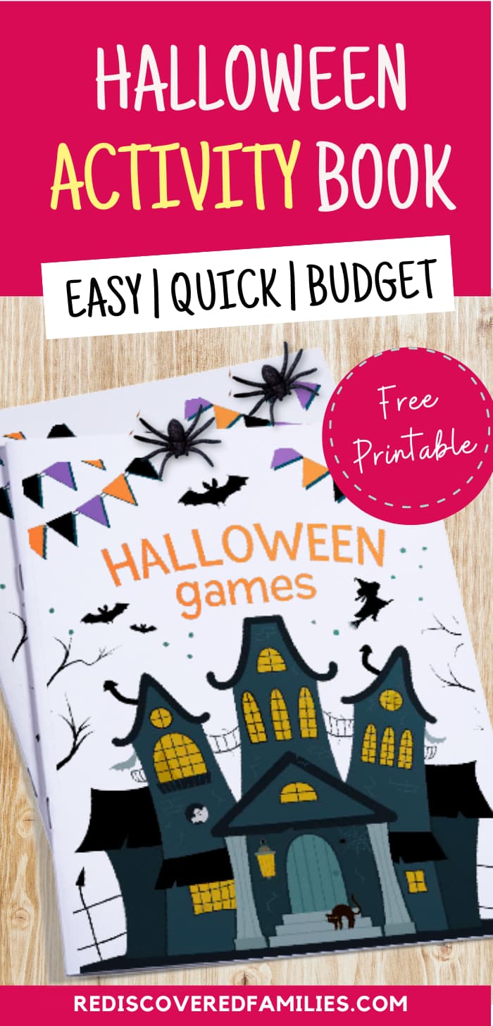 Free Halloween Activity Booklet to Print | Rediscovered Families