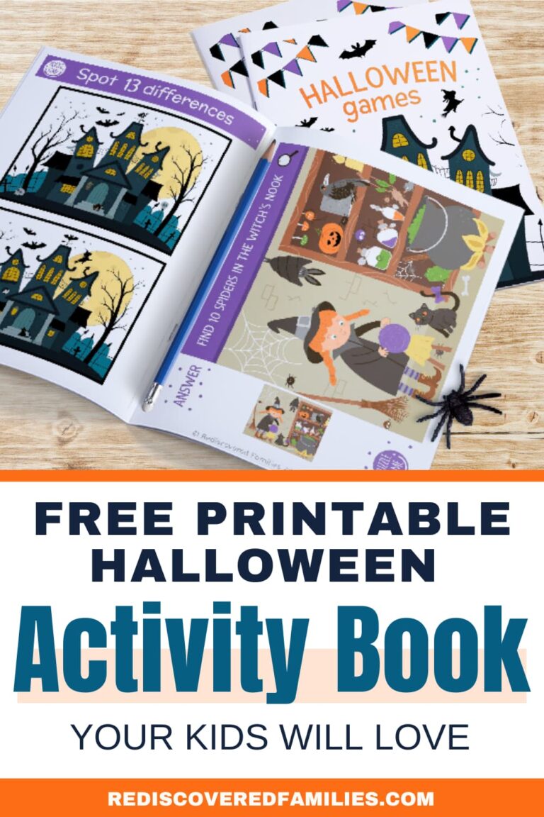 Free Halloween Activity Booklet to Print | Rediscovered Families
