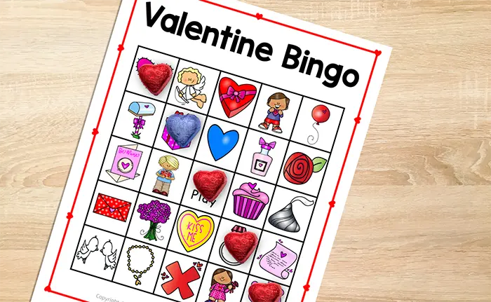 Valentine Bingo: A Fun Game For Families | Rediscovered Families
