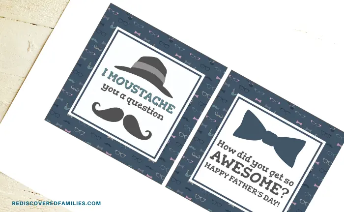DIY Chocolate Mustaches For Father's Day | Rediscovered Families