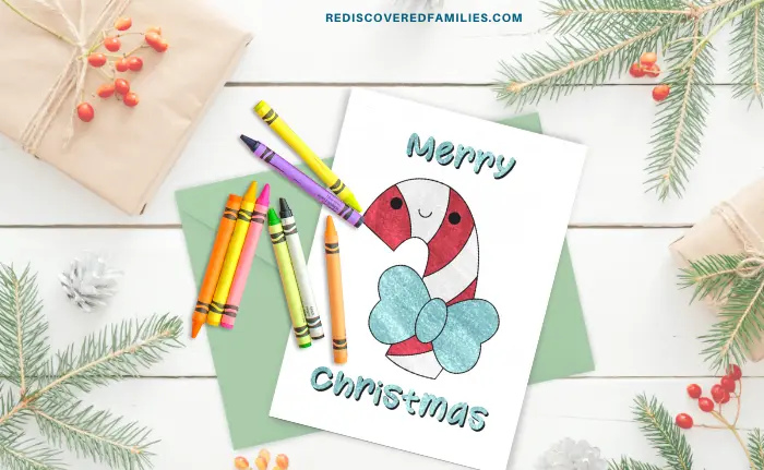Free Printable Christmas Cards For Kids To Color | Rediscovered Families