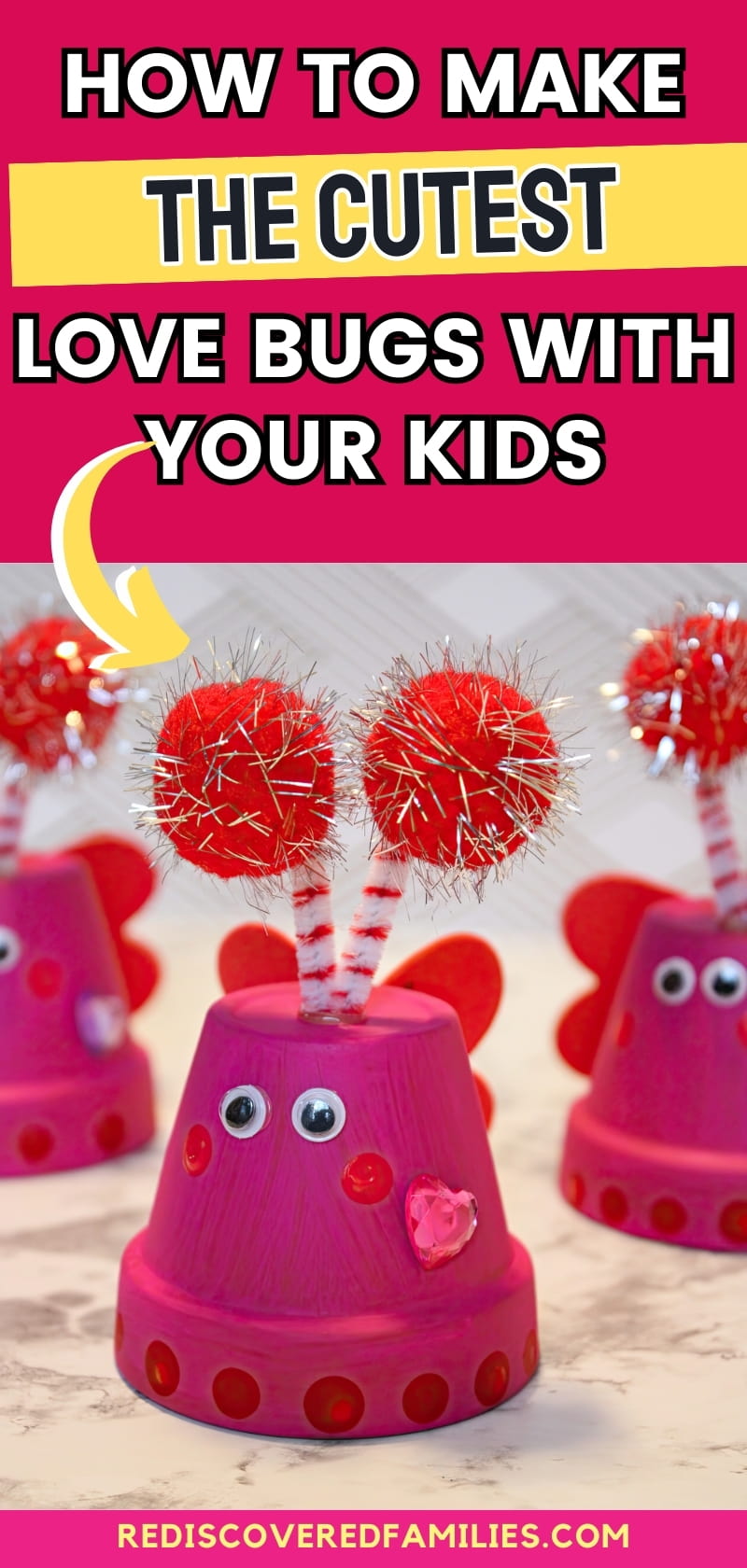 Clay Pot Love Bugs: A Family-Friendly Valentine's Day Activity ...