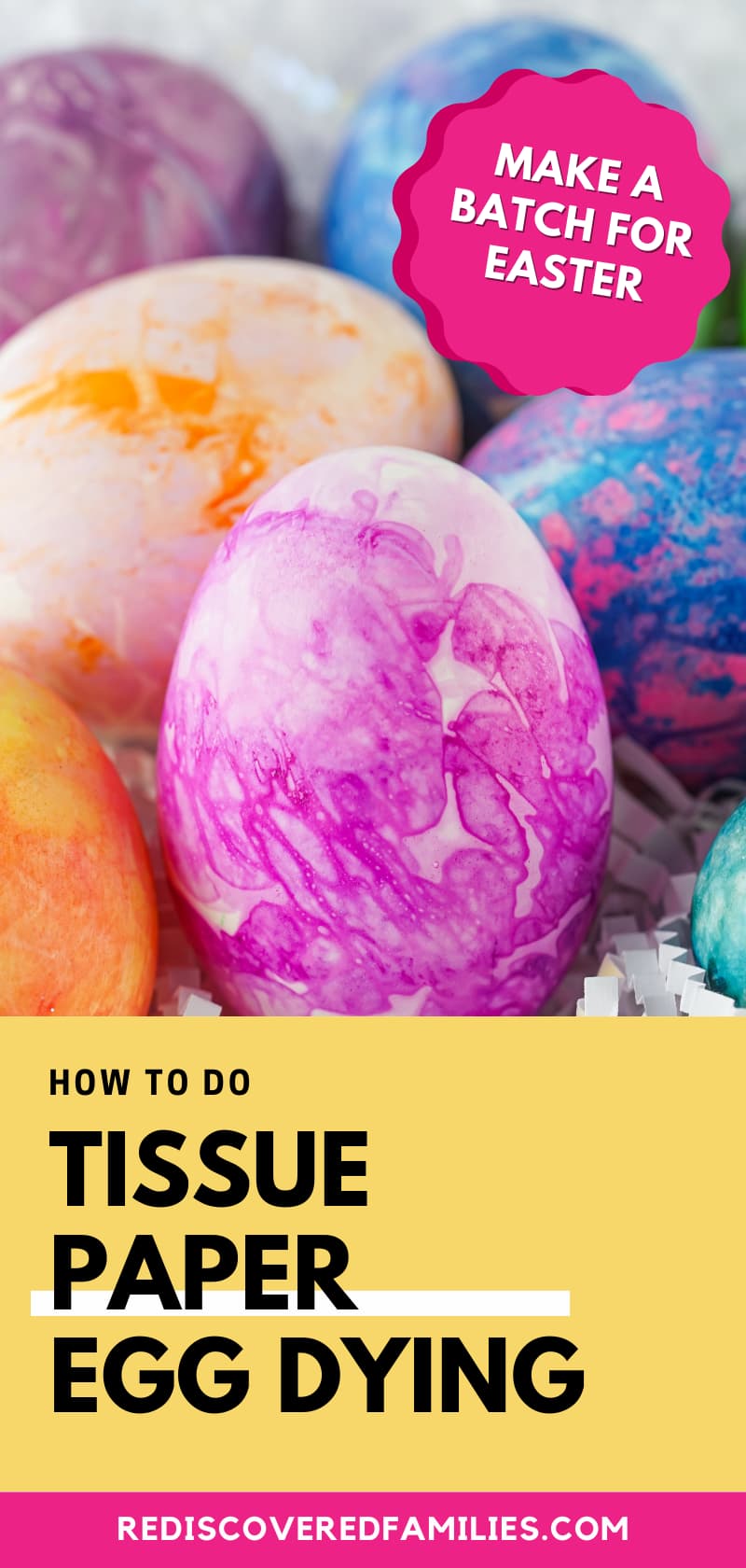 Tissue Paper Easter Eggs: Coloring Eggs Without The Mess ...