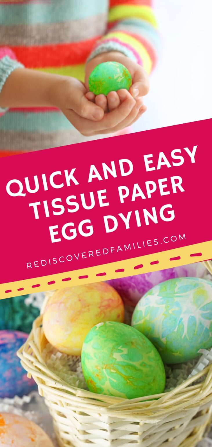 Tissue Paper Easter Eggs: Coloring Eggs Without The Mess ...