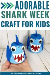 Clay Pot Shark Craft For Kids | Rediscovered Families