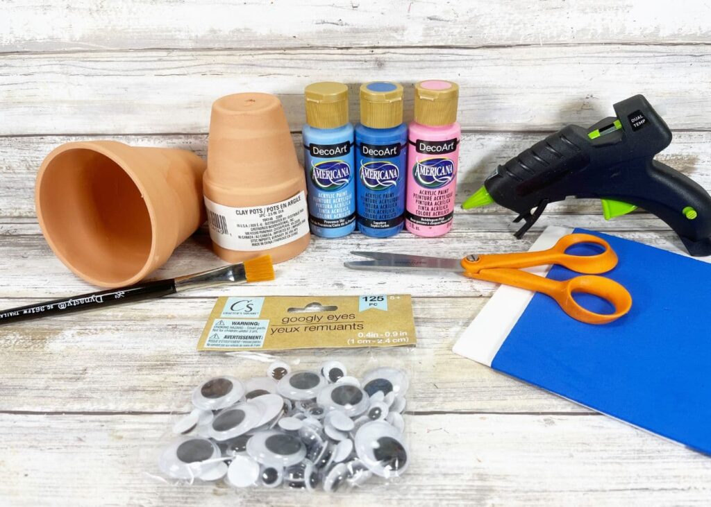 Clay Pot Shark Craft For Kids | Rediscovered Families