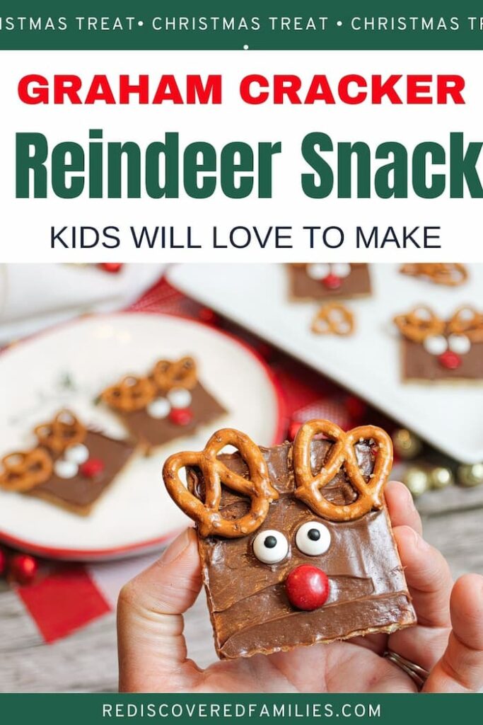 Graham Cracker Reindeer For Kids | Rediscovered Families