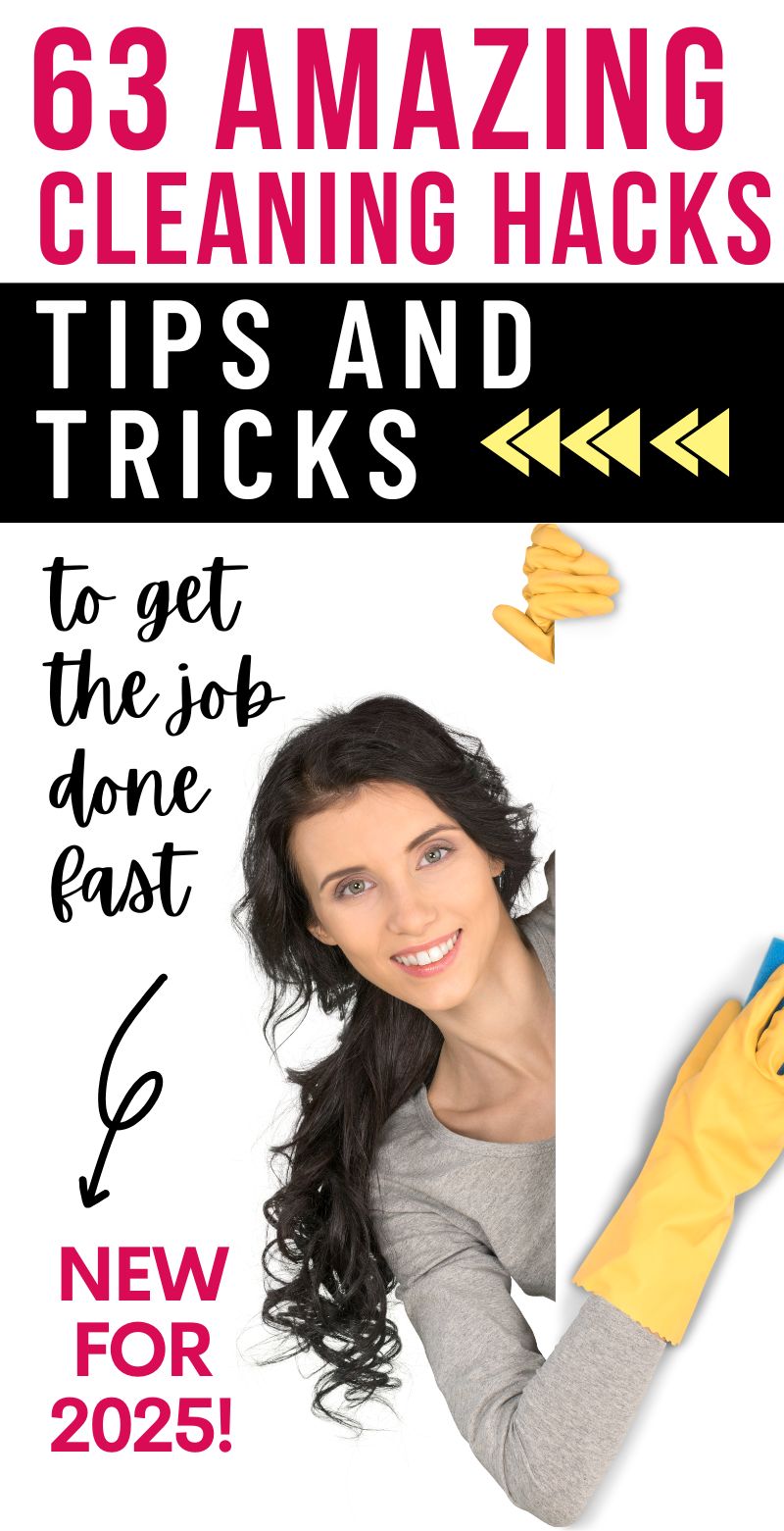 63 Simple Cleaning Hacks To Get The Job Done | Rediscovered Families