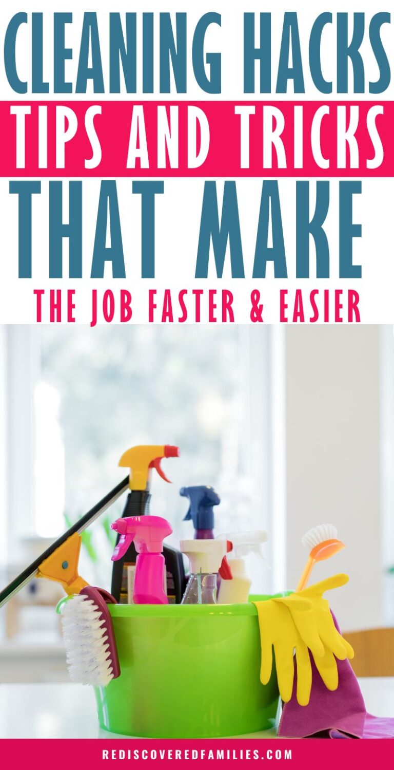 63 Simple Cleaning Hacks To Get The Job Done | Rediscovered Families