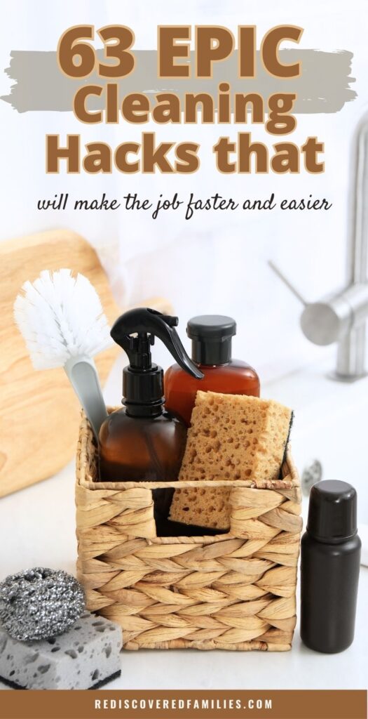 63 Simple Cleaning Hacks To Get The Job Done | Rediscovered Families