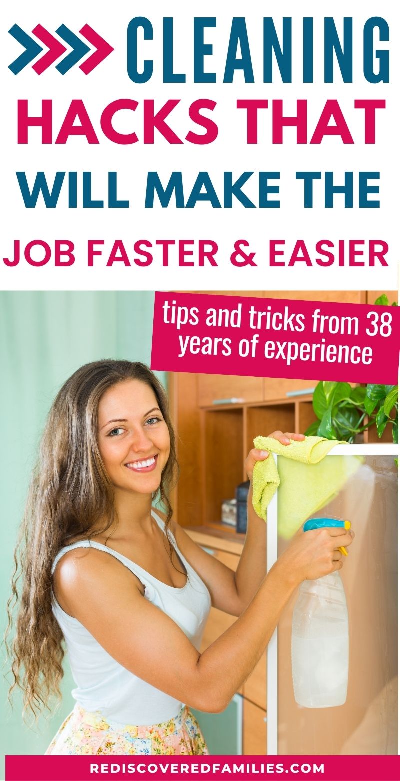 63 Simple Cleaning Hacks To Get The Job Done | Rediscovered Families