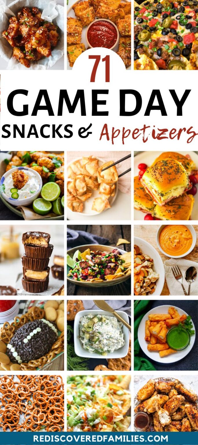 71 Irresistible Game Day Snacks You Need To Try | Rediscovered Families