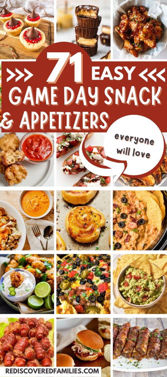 71 Irresistible Game Day Snacks You Need To Try | Rediscovered Families