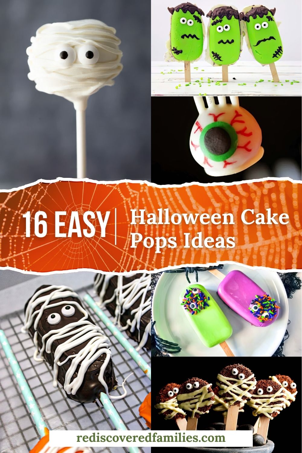16 Easy Halloween Cake Pops Anyone Can Make | Rediscovered Families