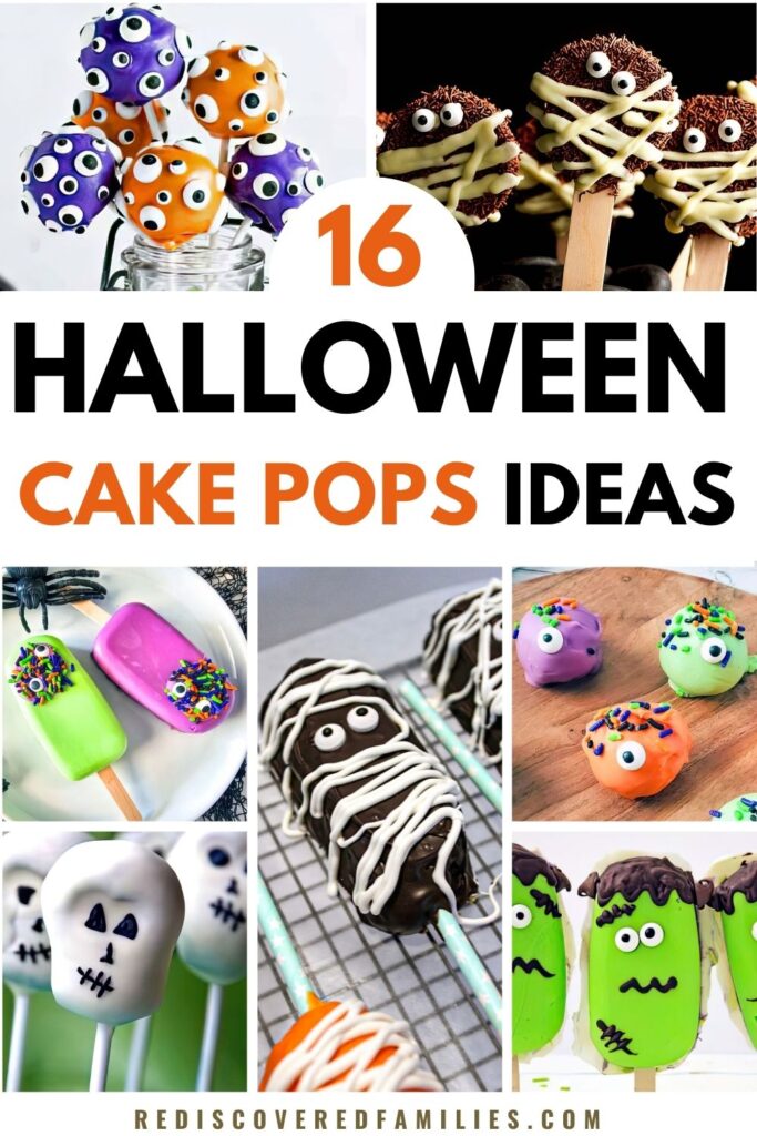 16 Easy Halloween Cake Pops Anyone Can Make | Rediscovered Families